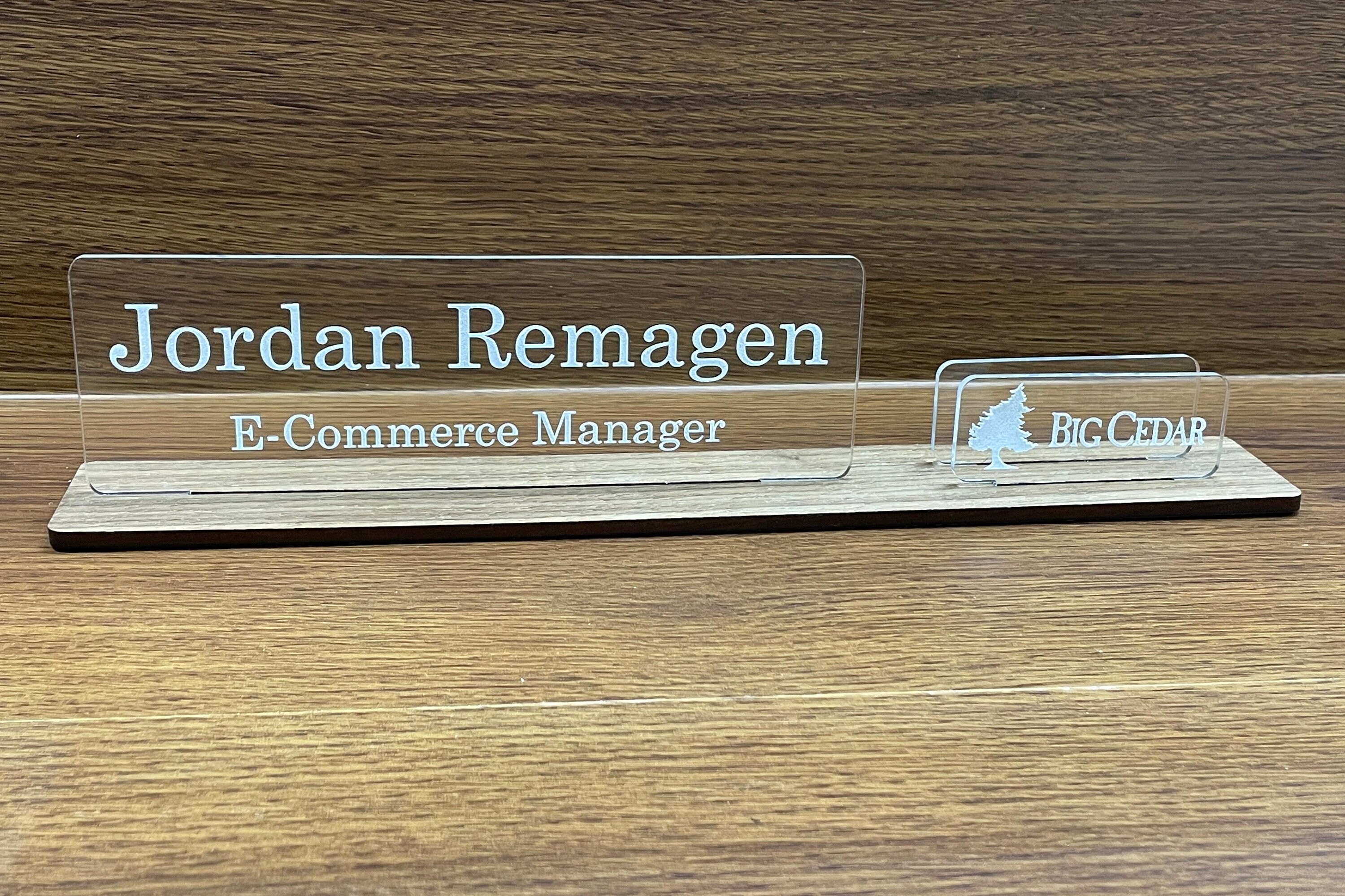 Personalized Name Plate Custom Office Sign Desk Name Plate | Etsy