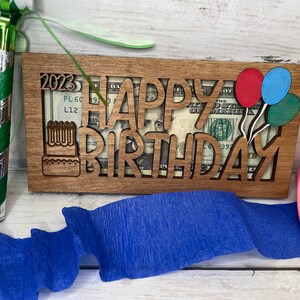 Birthday Gift Money Holder, Birthday Money Holder, Birthday Cash Holder ...