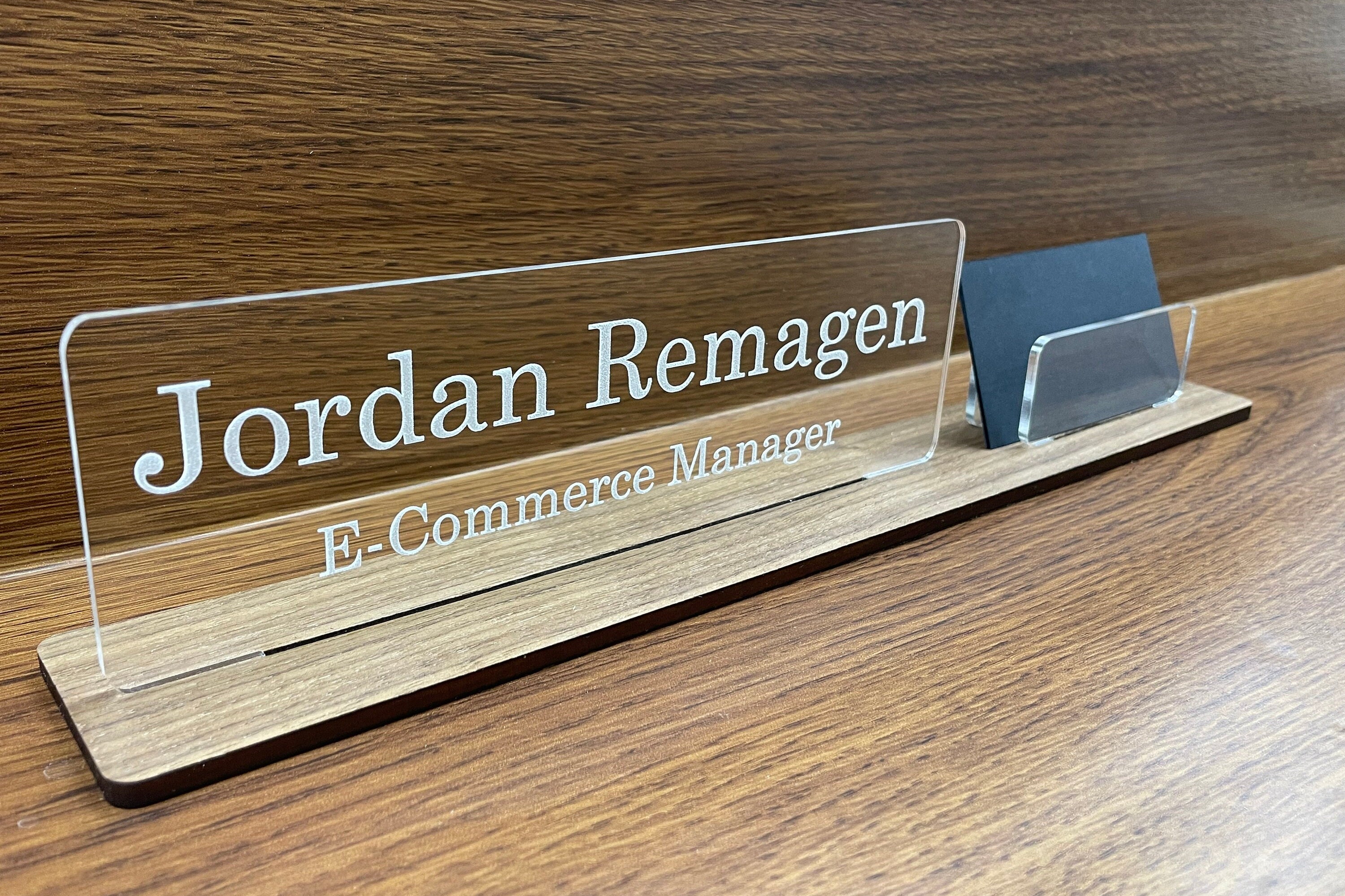 Personalized Name Plate Custom Office Sign Desk Name Plate | Etsy