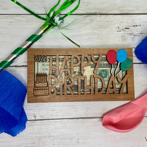 Birthday Gift Money Holder, Birthday Money Holder, Birthday Cash Holder ...