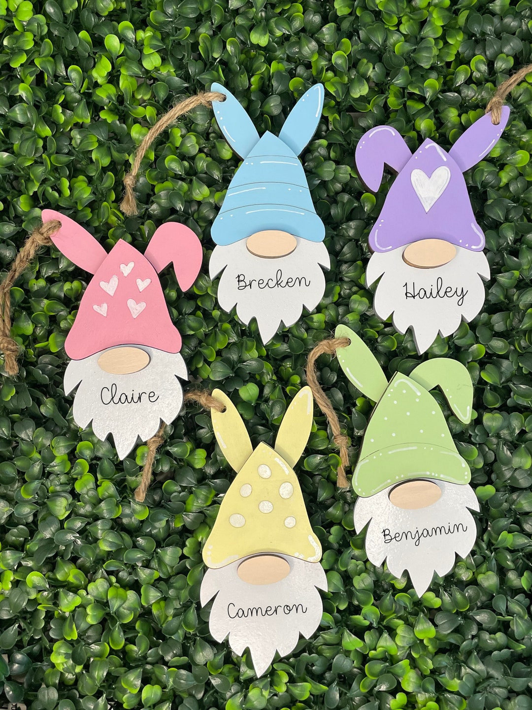 Easter Basket Name Tag, Personalized Easter Basket, Gnome Easter ...