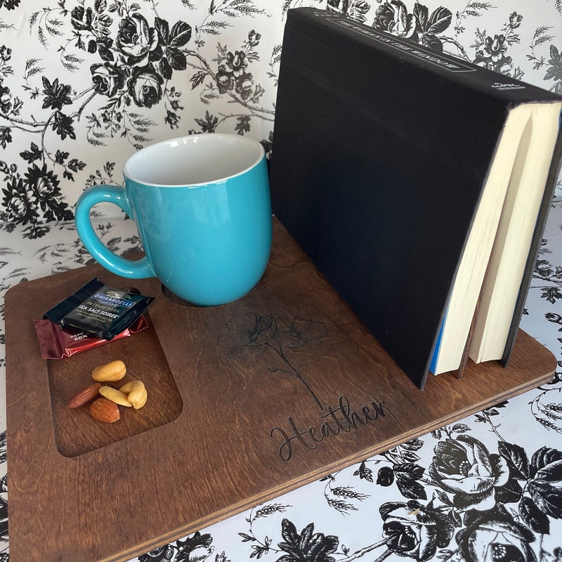 Wooden Book Stand - Etsy