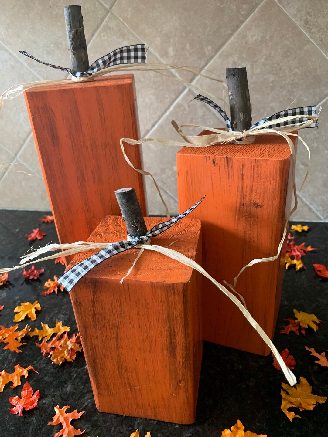 Rustic Wooden Pumpkins, Fall Decor, Autumn Decor, Rustic, Farmhouse ...