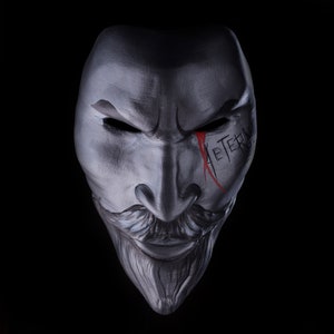 New World Cosplay Mask/ 3d Printed Mask/ Video Game Face Mask - Etsy