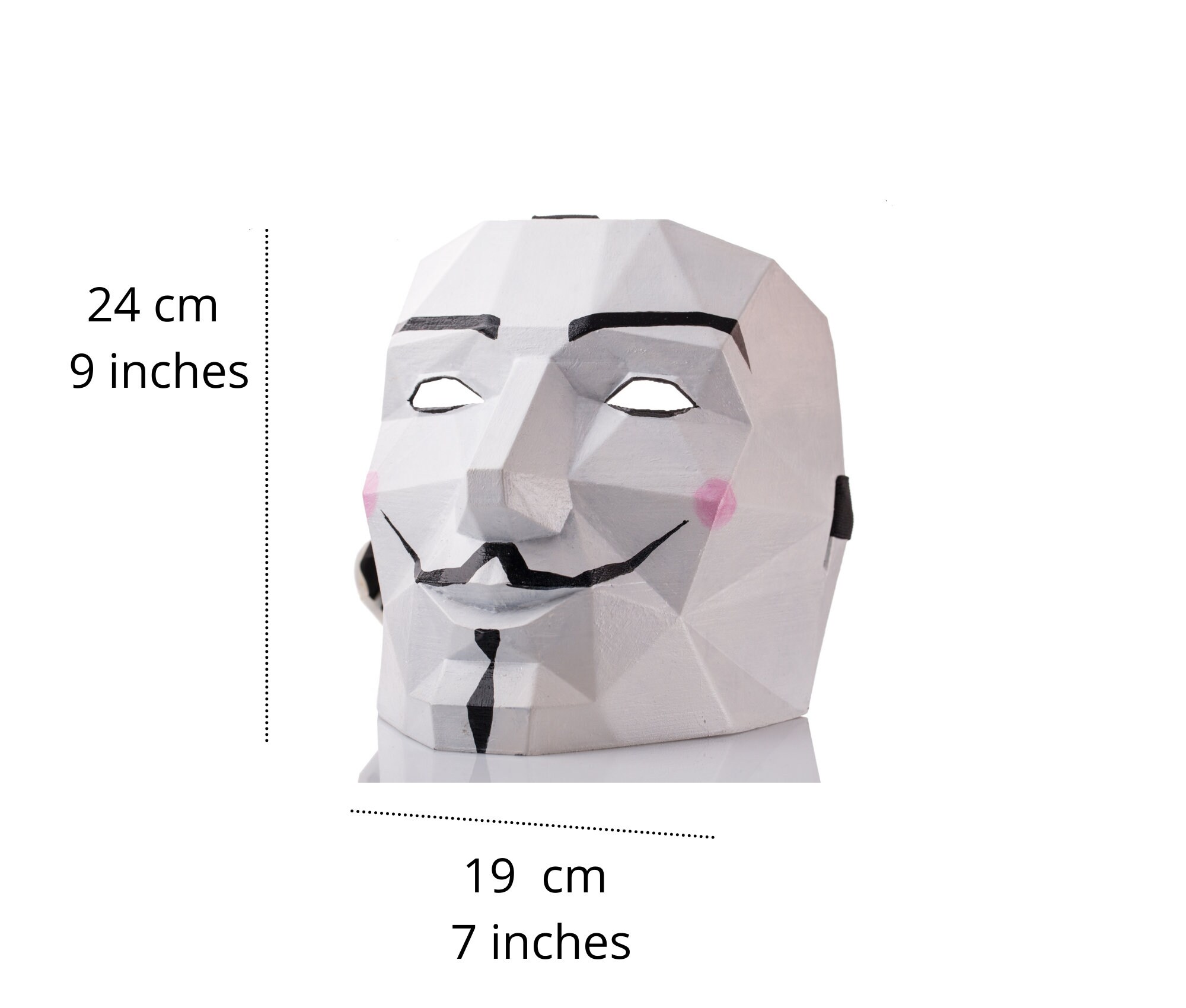 Guy Fawkes Mask Cosplay Mask/ V for Vendetta Horror Film 3d Printed ...