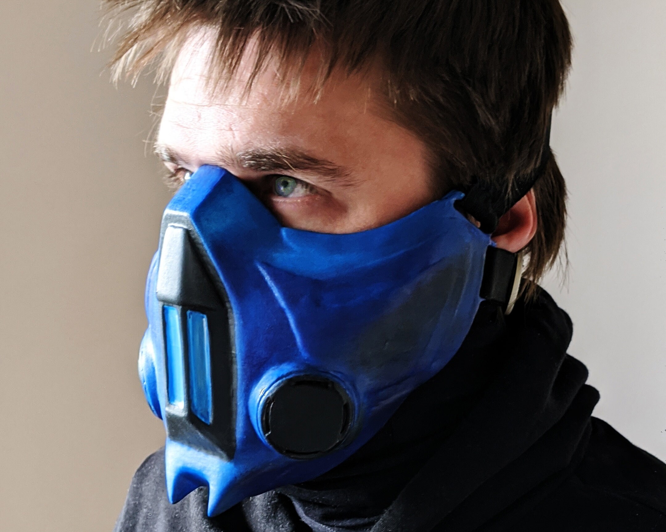 Sub Zero Mask Mortal Kombat Mask Sub Zero Cosplay Video - Etsy Australia