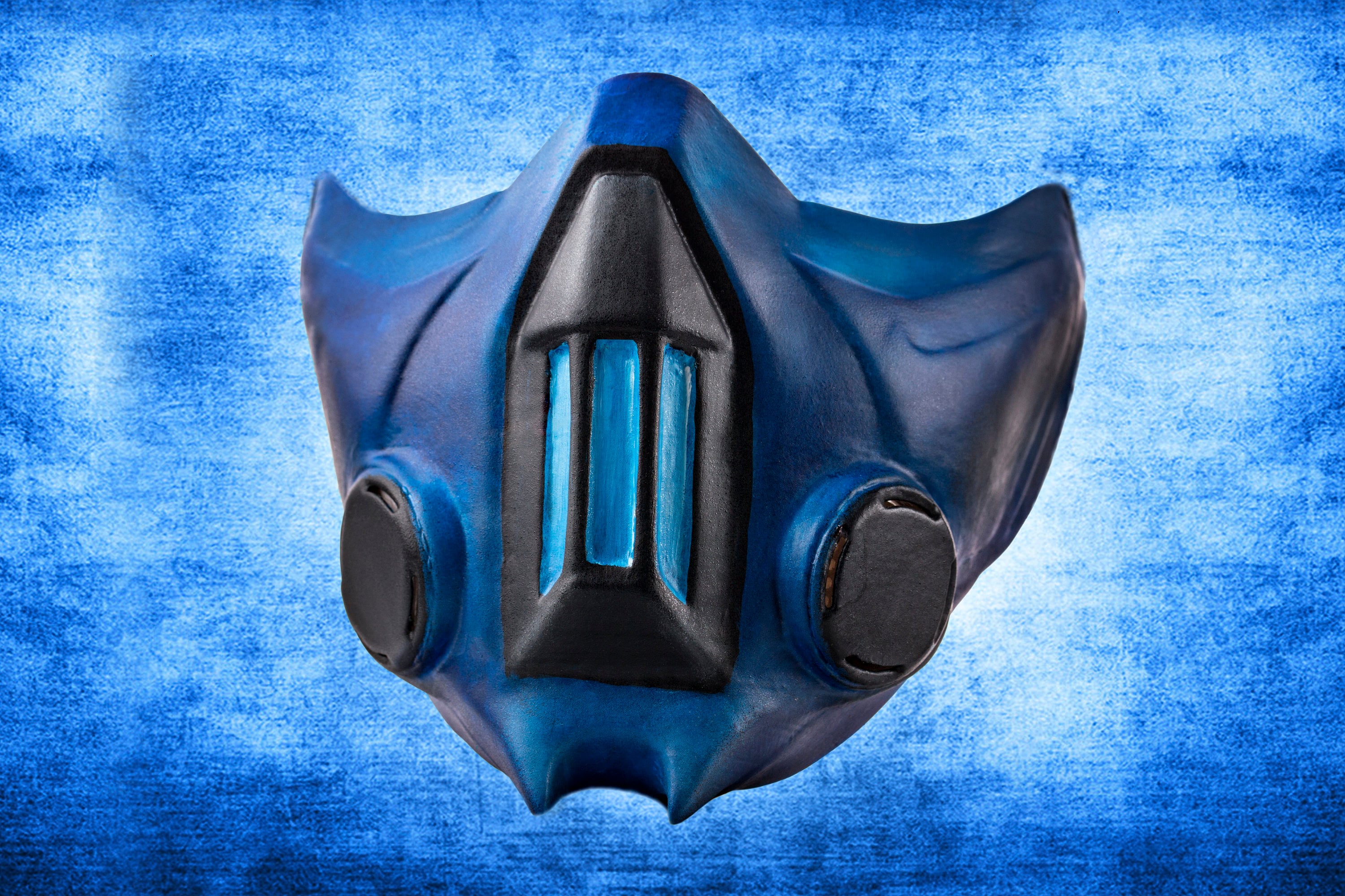 Sub Zero Mask - Mortal Kombat Mask - Sub Zero Cosplay - Video Game Face ...