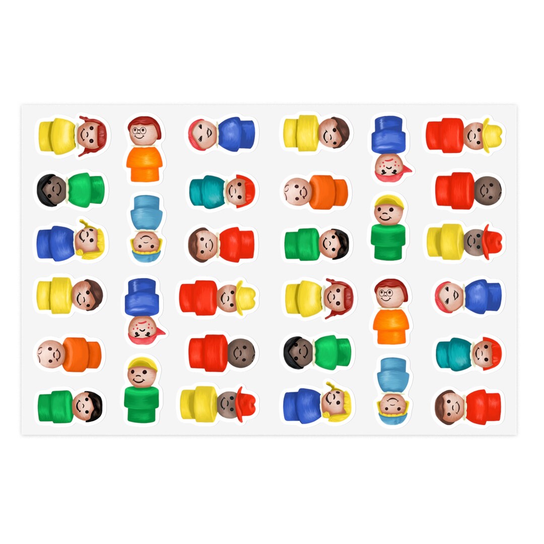 Fisher Price Little Kids Sticker Sheet 6 X 4 - Etsy