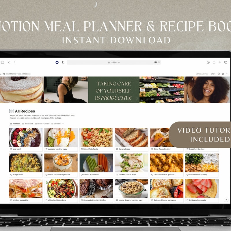 Recipe Notion Templates - Etsy