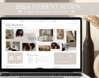All in One Academic Planner, Student Notion Template, School Planner ...
