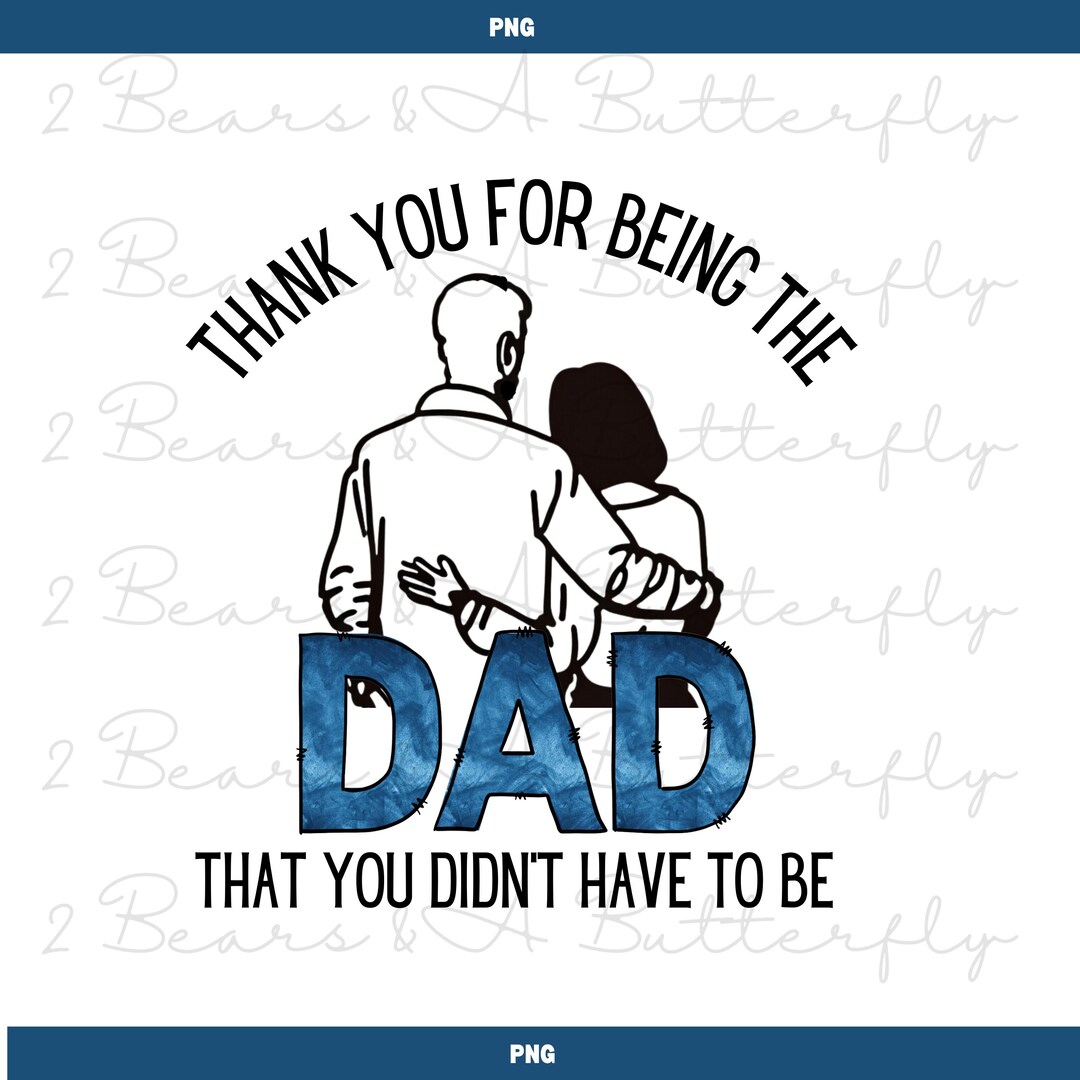 Cute Step Dad Digital Design - Etsy