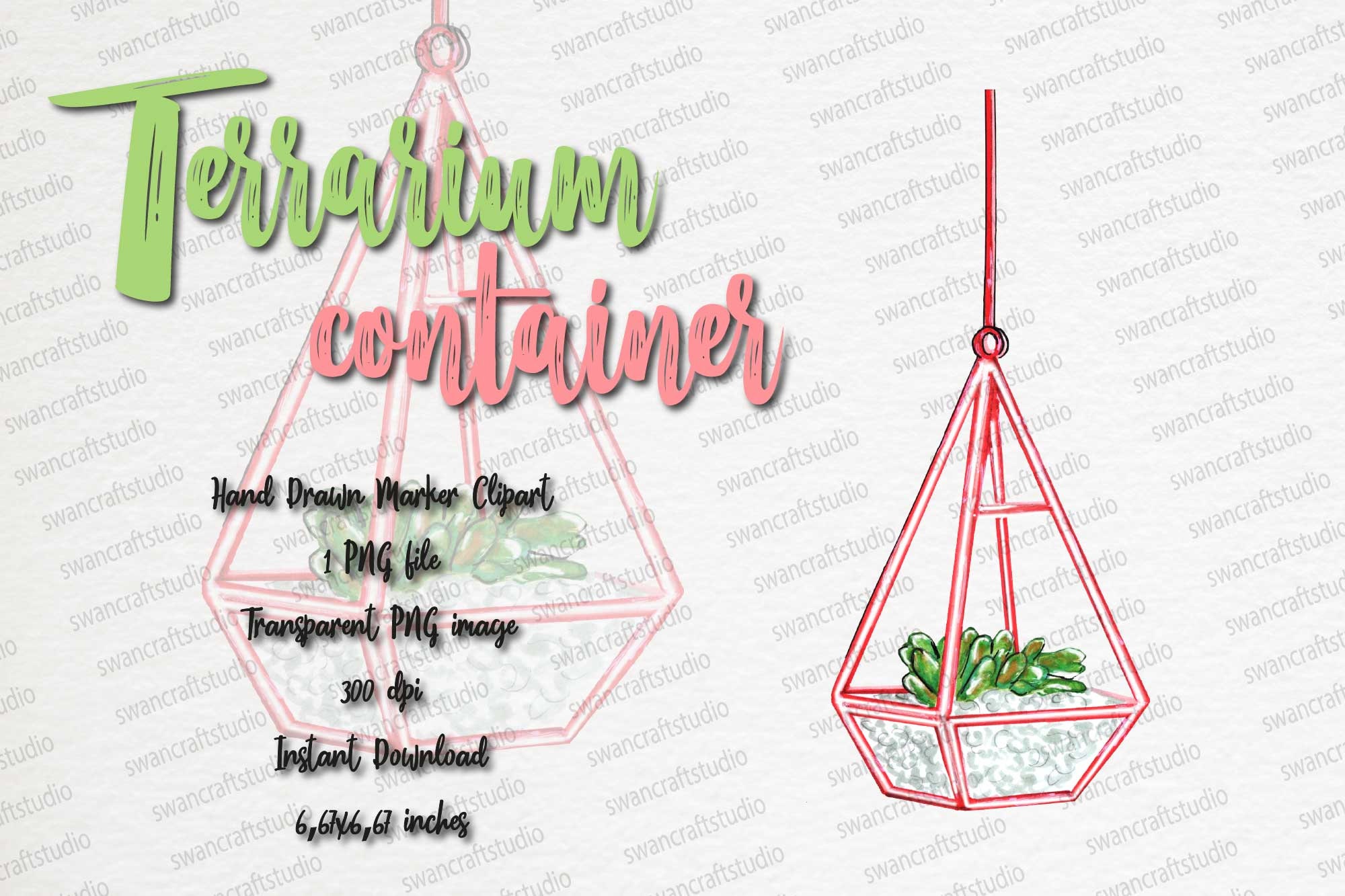 Cricut Terrarium Template - Etsy
