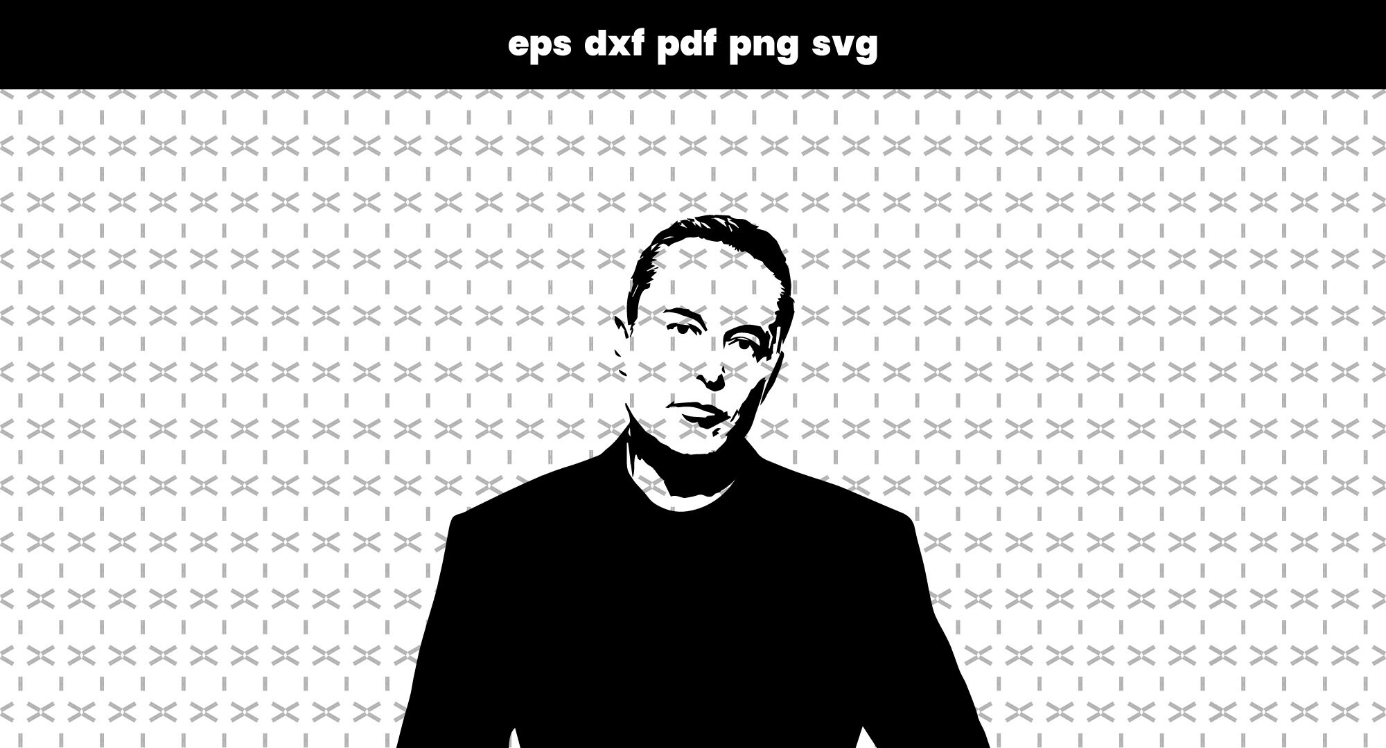 Elon Musk SVG Files for Laser Cut DXF PDF Pattern Vector - Etsy Canada