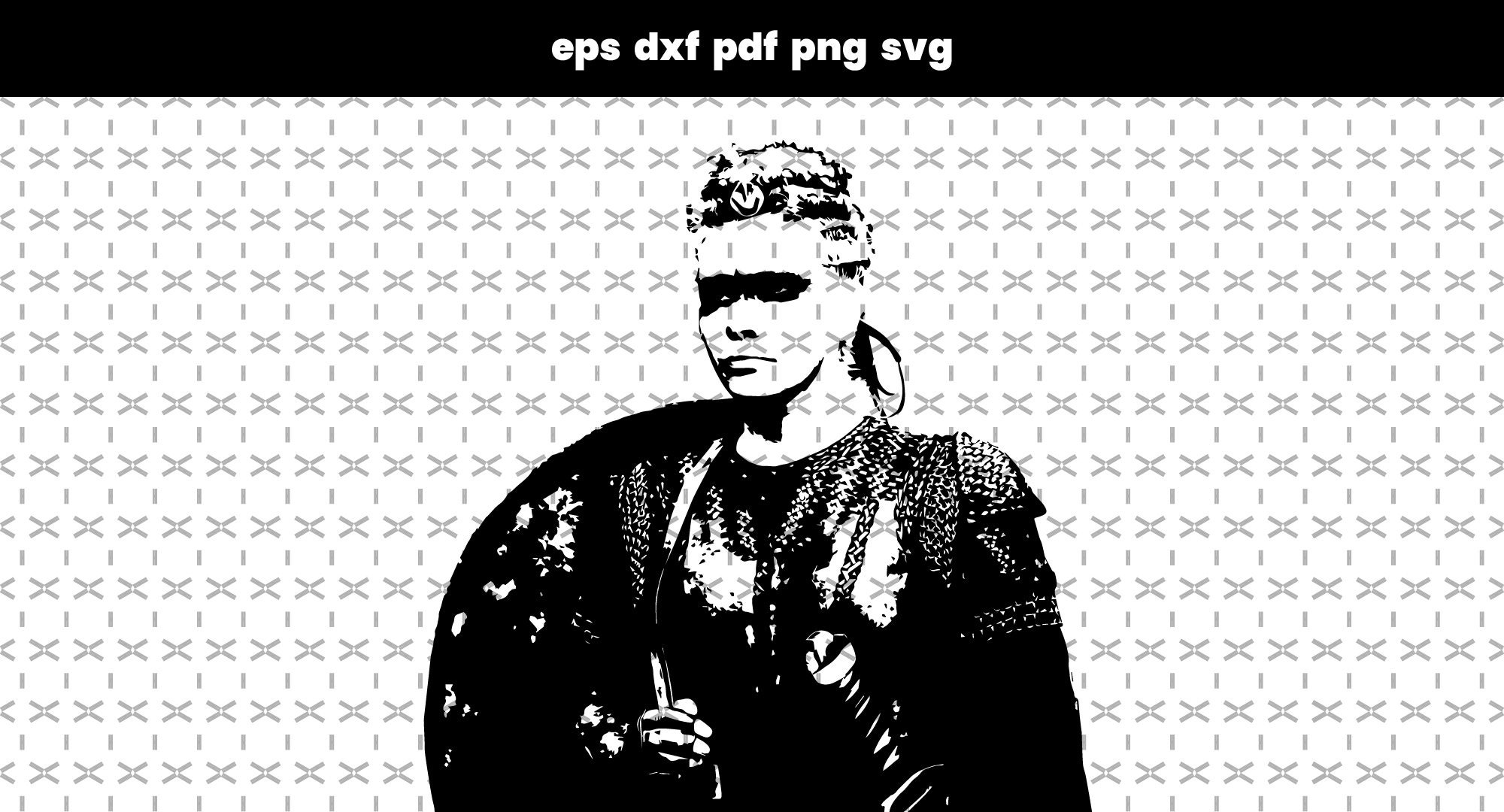 Drawing & Illustration Lagertha vikings SVG poster art print vector ...