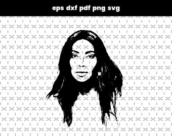 Kim Kardashian Decal - Etsy