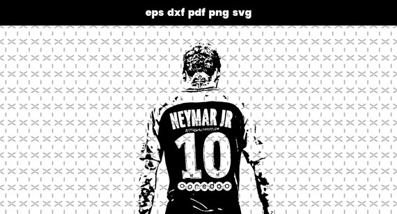 Neymar SVG Files for Cnc Files for Laser Cut DXF PDF - Etsy Australia
