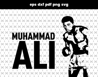 Muhammad Ali Svg | Etsy