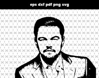 Leonardo Dicaprio Svg - Etsy