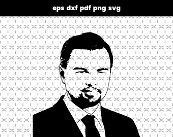 Leonardo Dicaprio Svg - Etsy