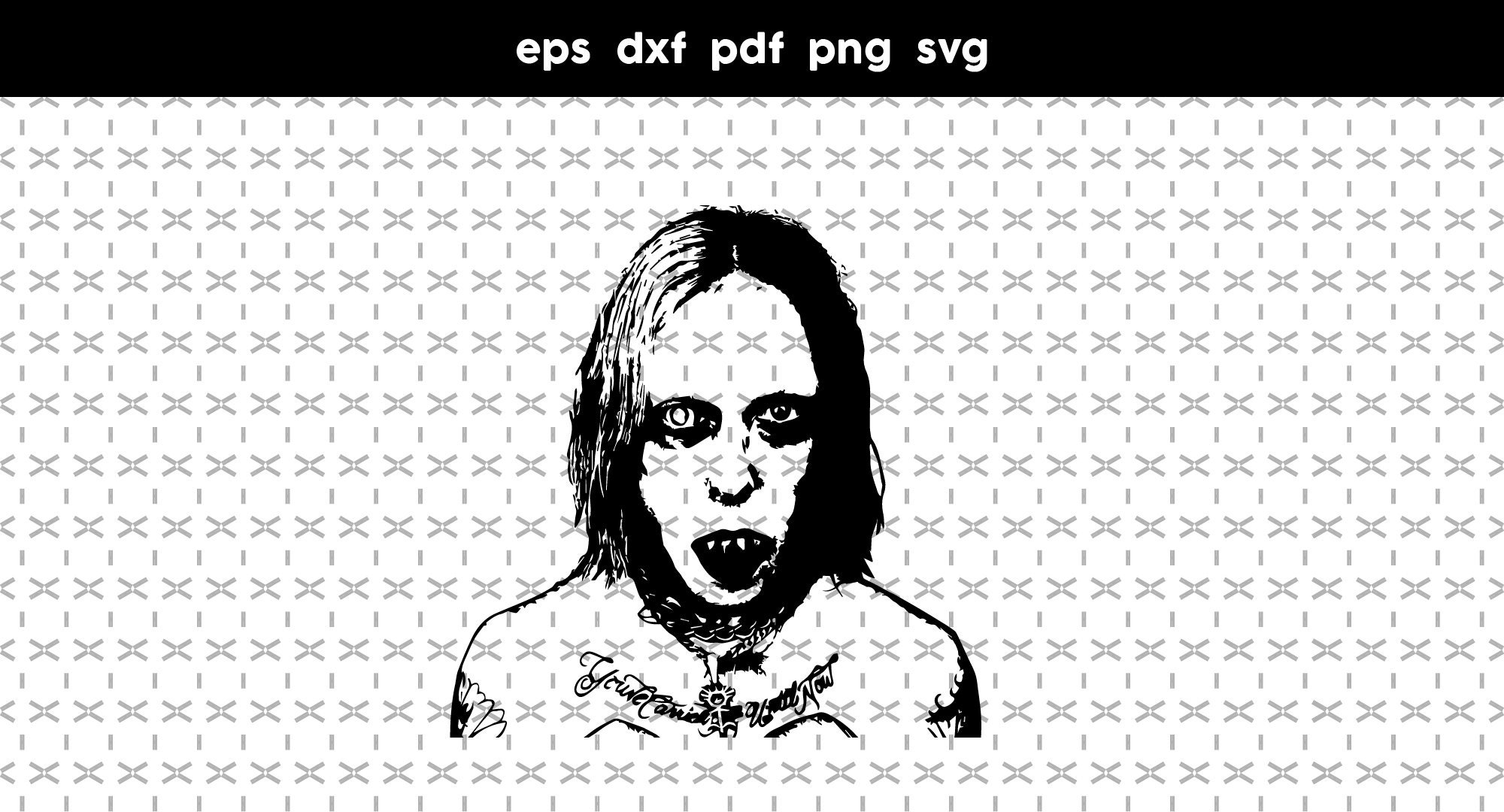 stickers for car SVG file ghostemane decal for cricut design poster ...