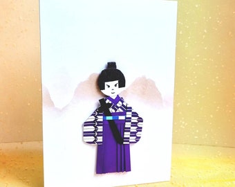 Samurai Birthday Card - Etsy UK