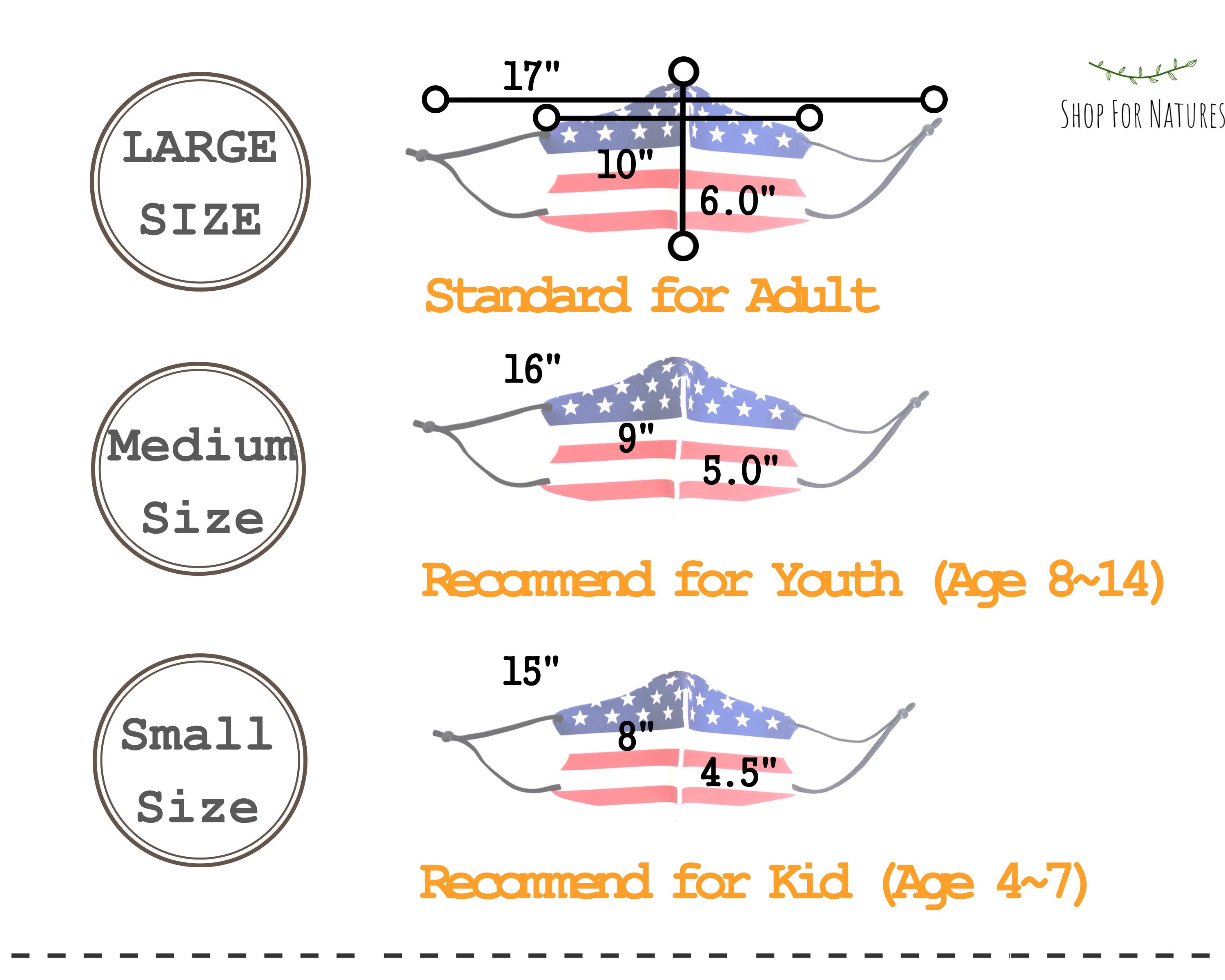 National Flag Face Mask - Star Spangled Banner Mask - America Flag Face ...