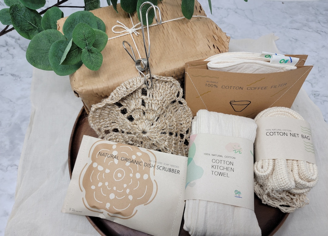 Gift Set of Eco-friendly Kitchen Products All Natural Biodegradable ...