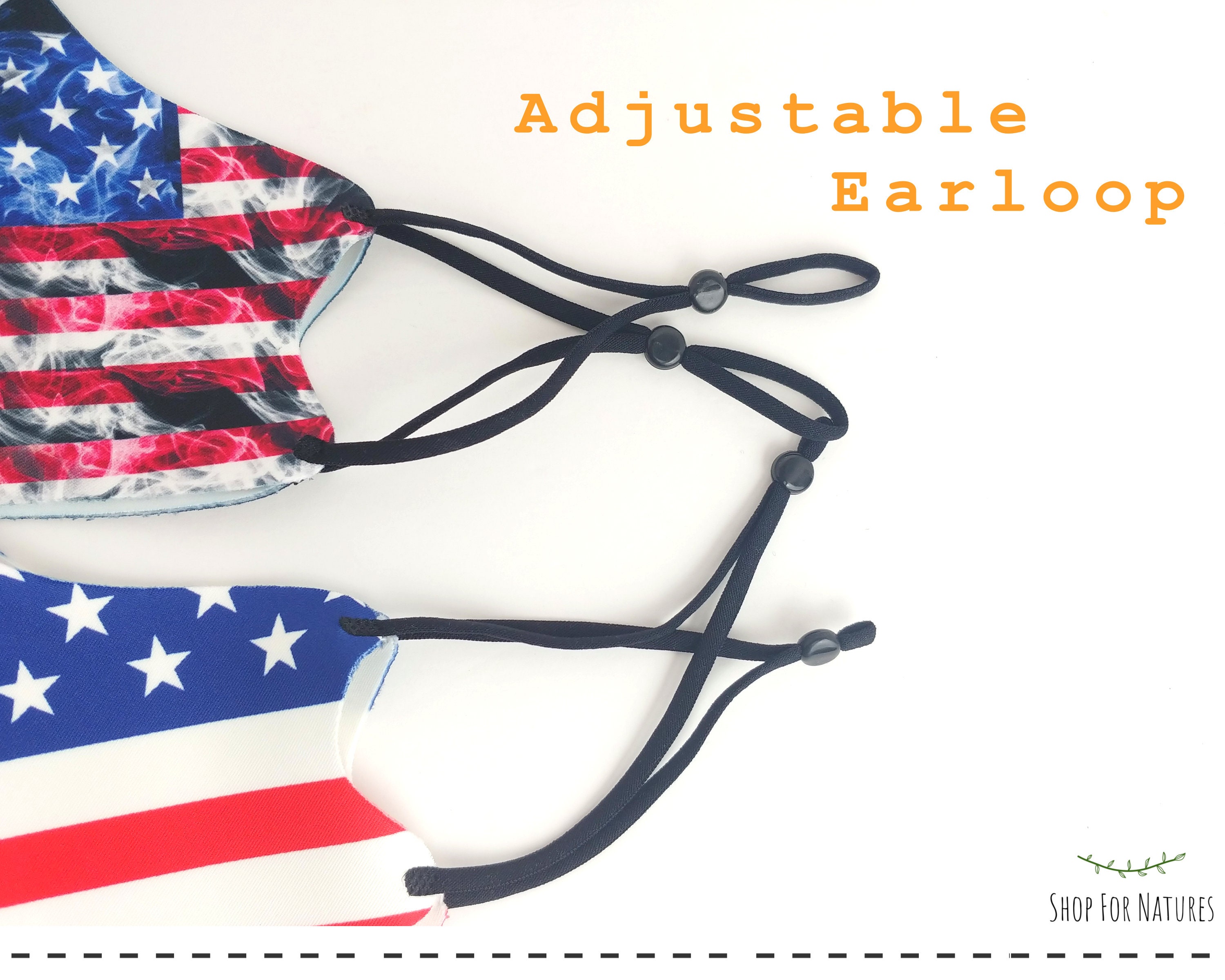 National Flag Face Mask - Star Spangled Banner Mask - America Flag Face ...