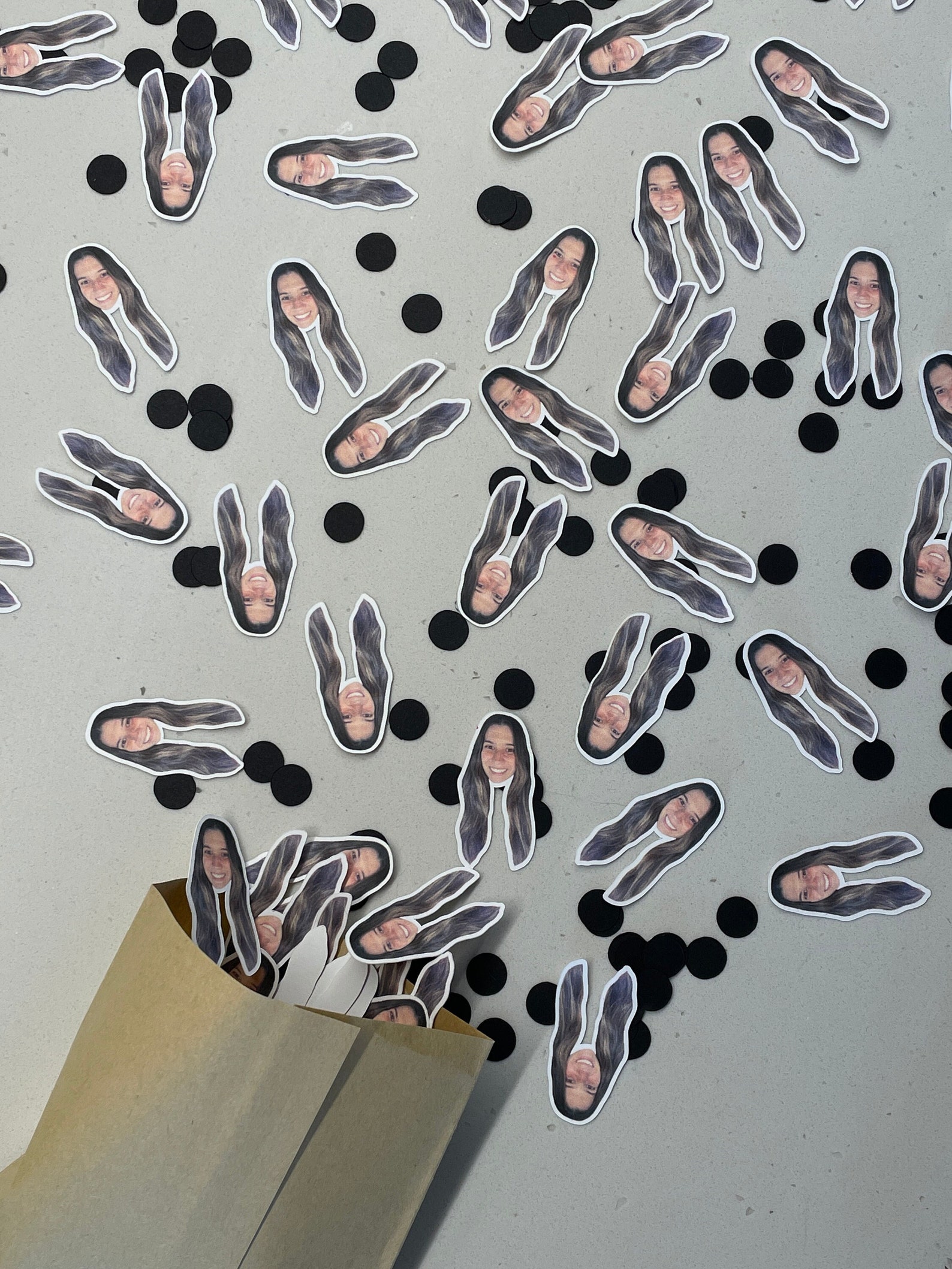 Personalized Face Confetti Fun Custom Confetti - Etsy