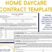 Home Daycare Contract & Parent Handbook Template / In-depth Policies ...