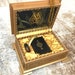 Lux Wooden Boxed Quran Tasbih Essence Set Islamic Gift Box Koran With ...