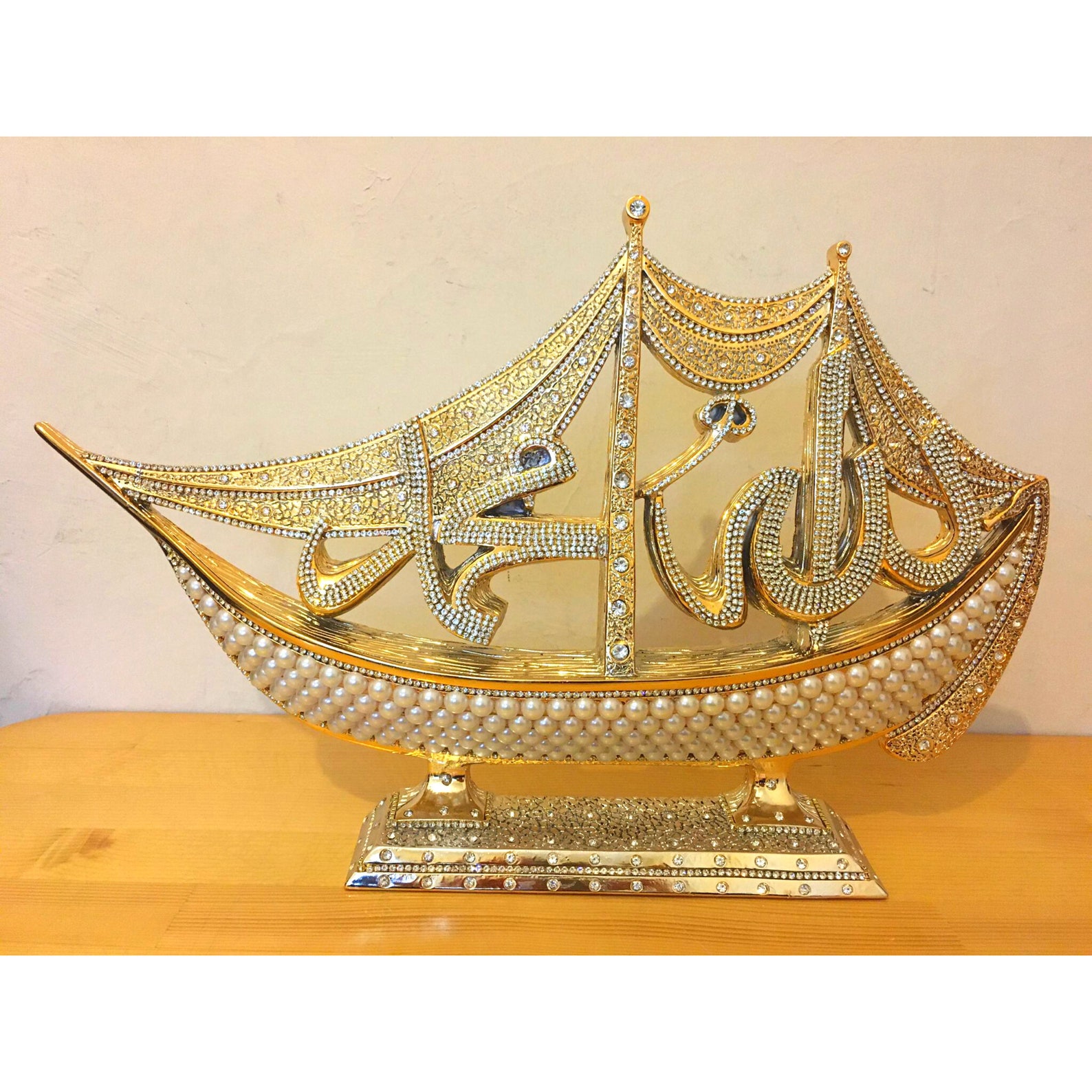 Islamic Ship Figurine Statue Islamic Showpiece for Table - Etsy