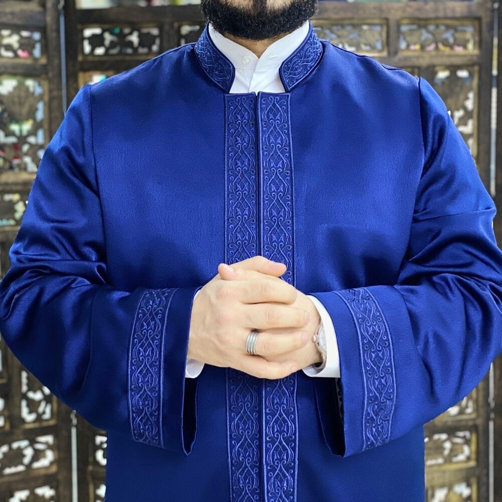 Luxury Prayer Robe for Muslim Men Islamic Prayer Jubba - Etsy Singapore