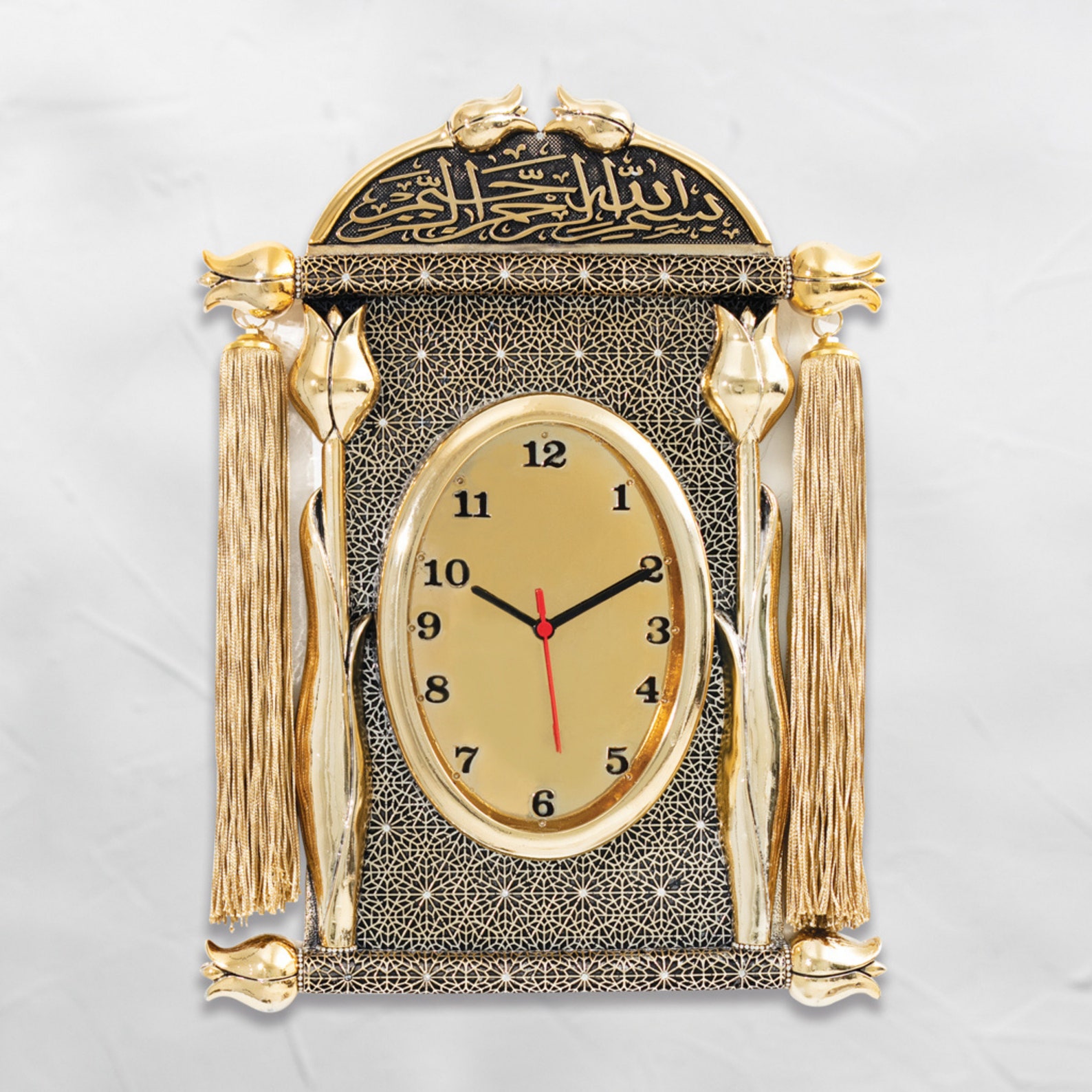 Big Size Islamic Wall Clock Islamic Wall Decor Art Muslim - Etsy