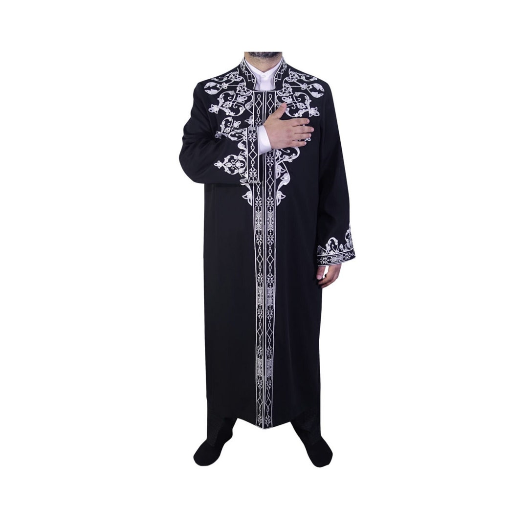 Imam Jubba, Thawb, Prayer Robe for Muslim Galabia, Thobe, Robe for Male ...