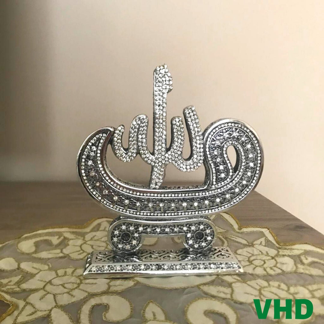 Names of Allah and Muhammad Written Islamic Figurines | Etsy