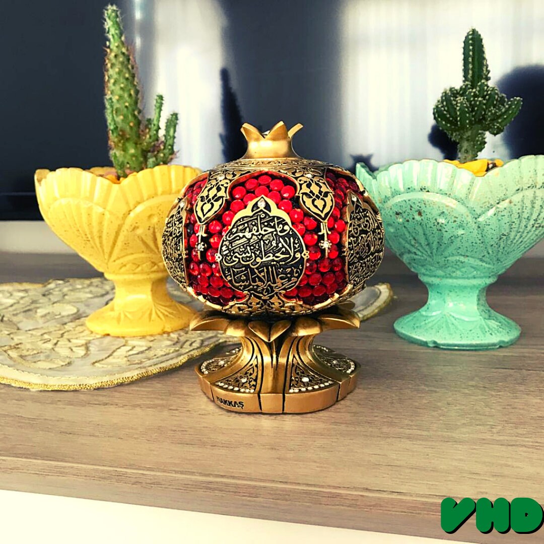 Ayatul Kursi Written Symbol of Fertility Pomegranate Figurine - Etsy Canada