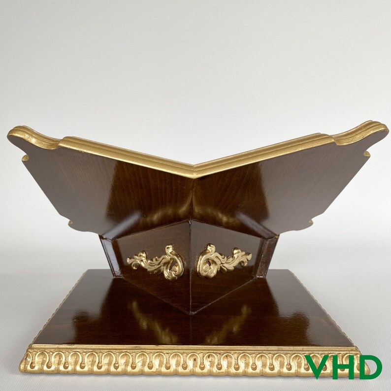 Special Handmade Lux Wooden Book Stand Quran Bible Torah - Etsy