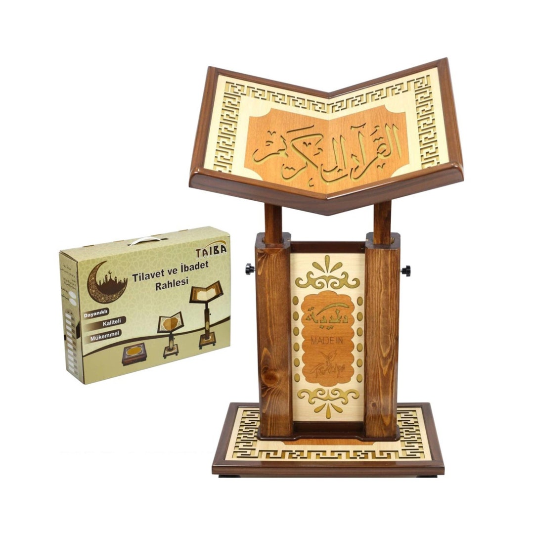 Big Size Adjustable Wooden Book Stand Koran Islamic Book Huge Lectern ...