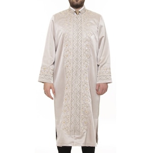 Jubba for Muslim Men Mens Arab Outfits Galabia Thobe Thawb for Male ...