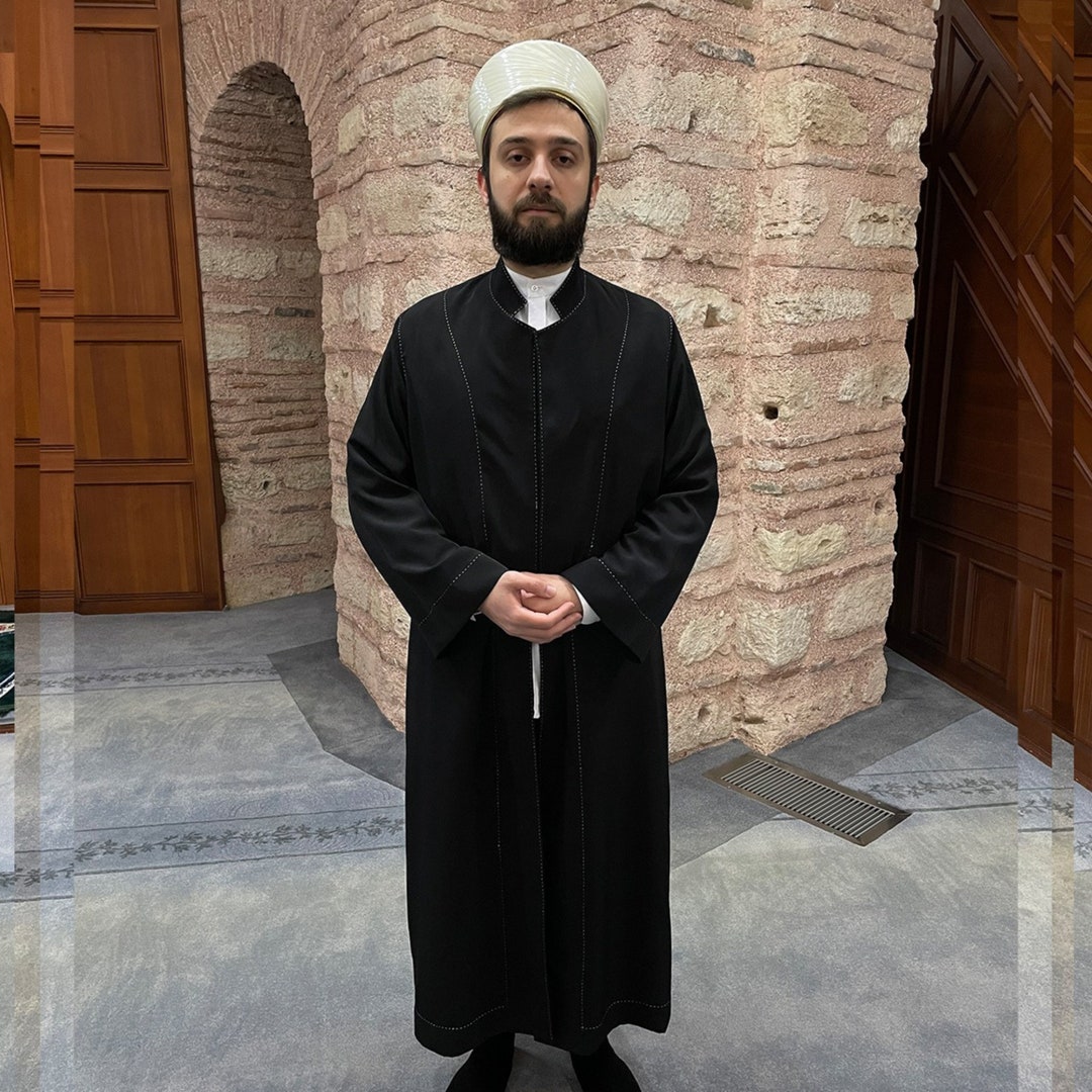 Muslim Prayer Jubba Galabia Thobe Thawb Robe for Imam Long up to Feet ...