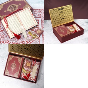 Islamic Gift Set for Muslim Quran Prayer Rug Mini Quran - Etsy
