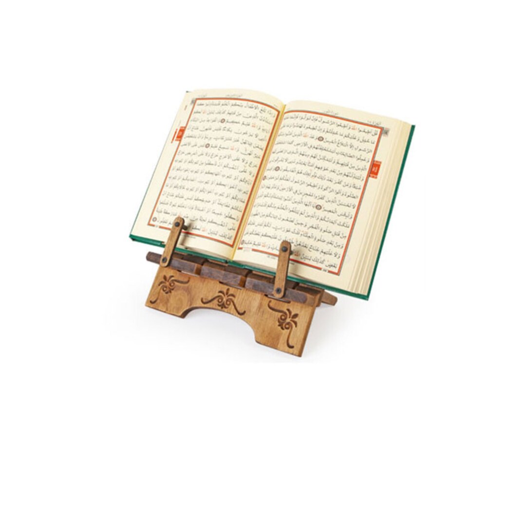 Table Top Wooden Book Tablet Stand Cookbook, Recipe, iPad Holder Reader ...