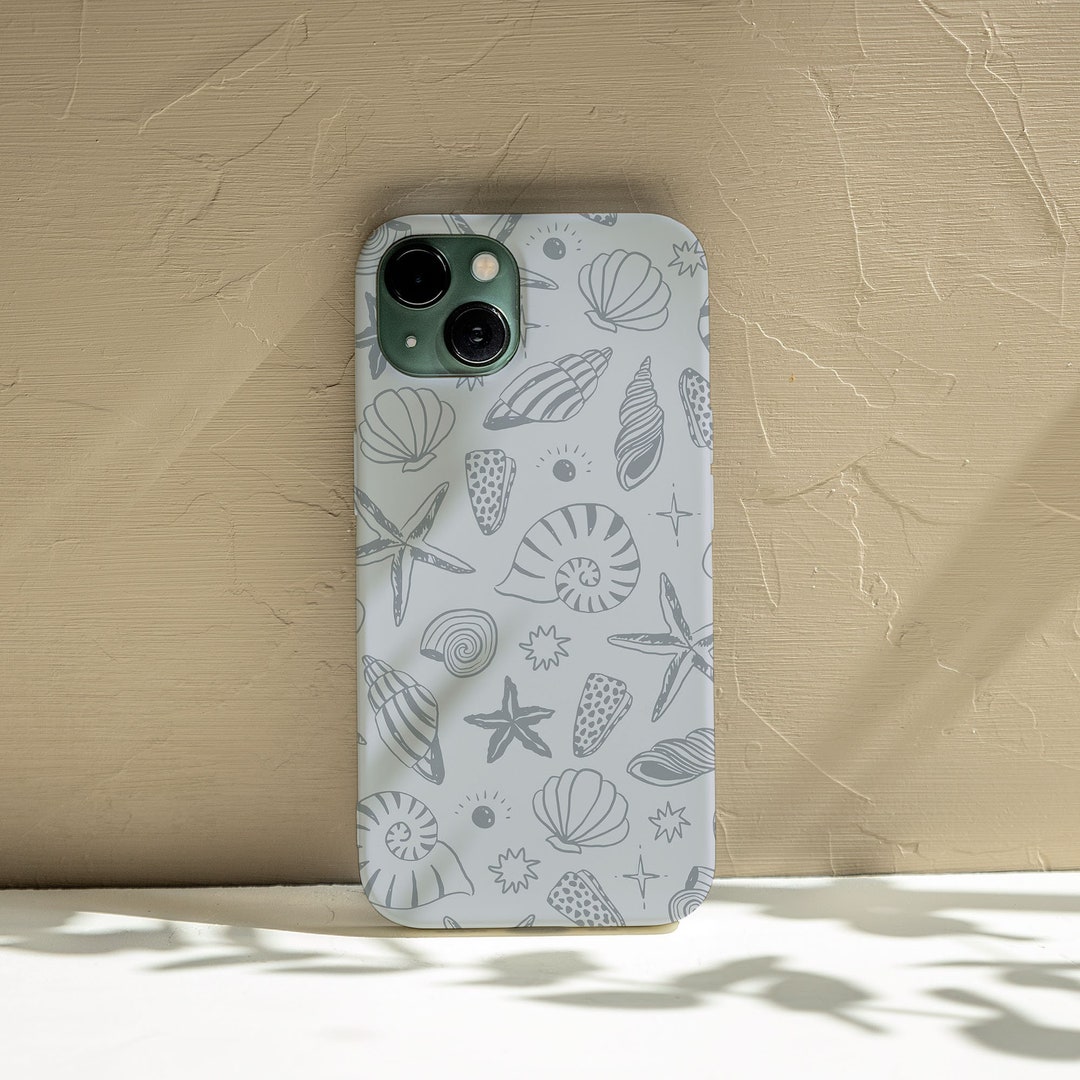 Seashells Case for iPhone 15, 14, Pro Max, Protective Phone Case for ...