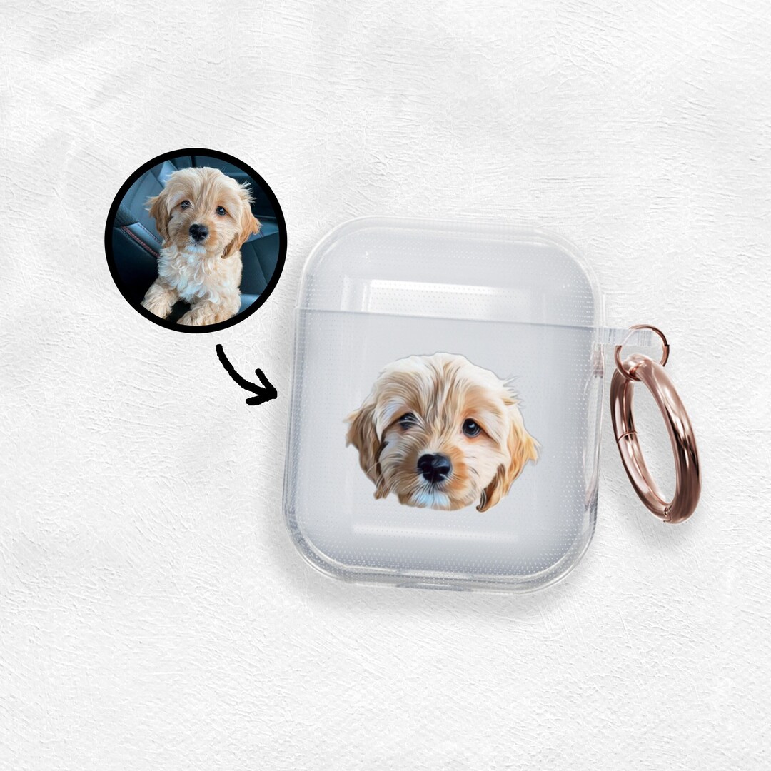 Custom Pet Case for Airpods, Clear Personalized Case for Airpods Pro ...