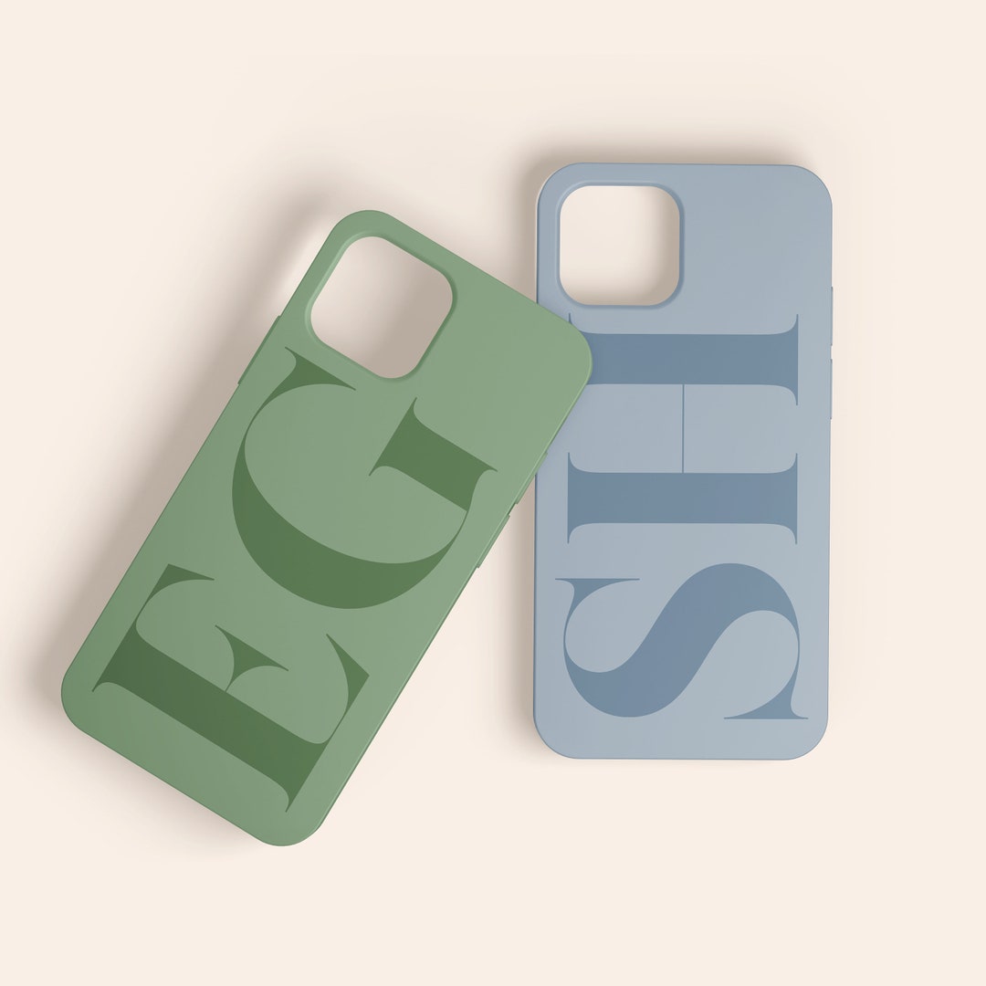 Personalized Initials Case for iPhone 16, 15 Pro Max, Customized Phone ...