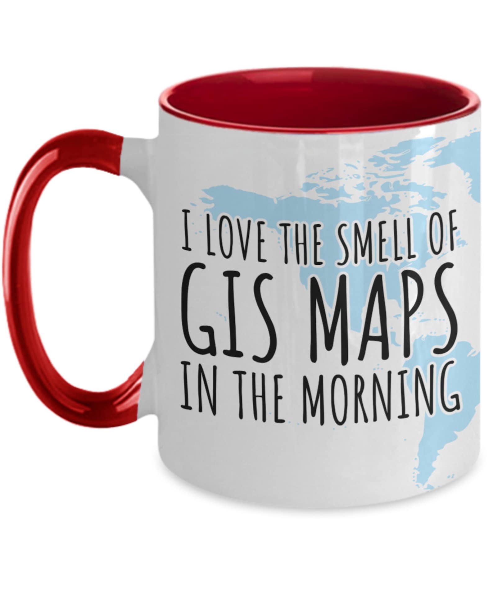 Love the Smell of GIS Maps in the Morning Coffee Mug for GIS - Etsy