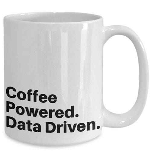 Talk Data to Me Coffee Mug Data Science Computer Accounting - Etsy
