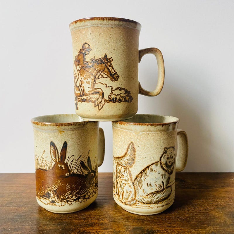 Vintage Animal Dunoon Mug - Etsy