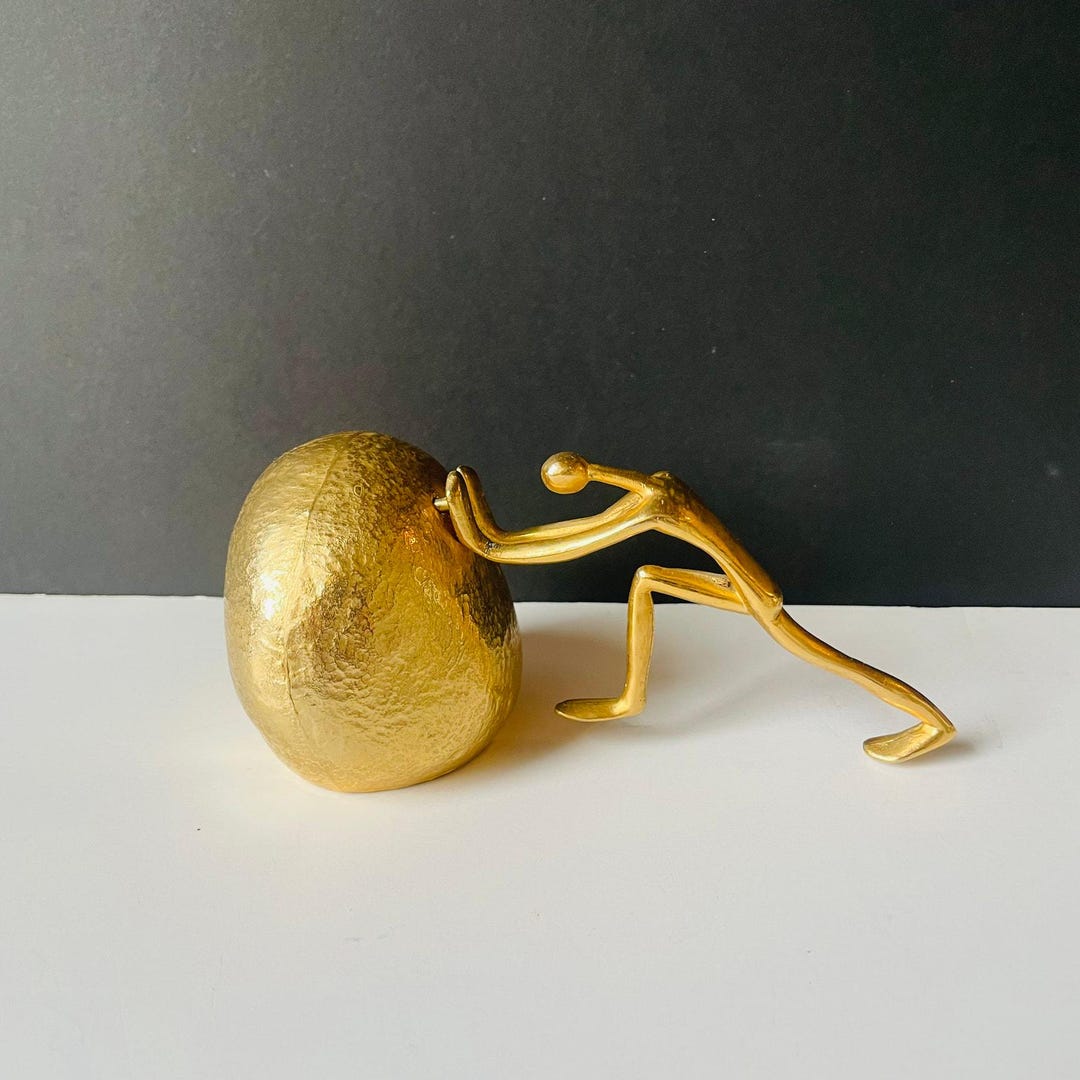 Mid-century Sisyphus Paperweight by Ted Arnold - Etsy